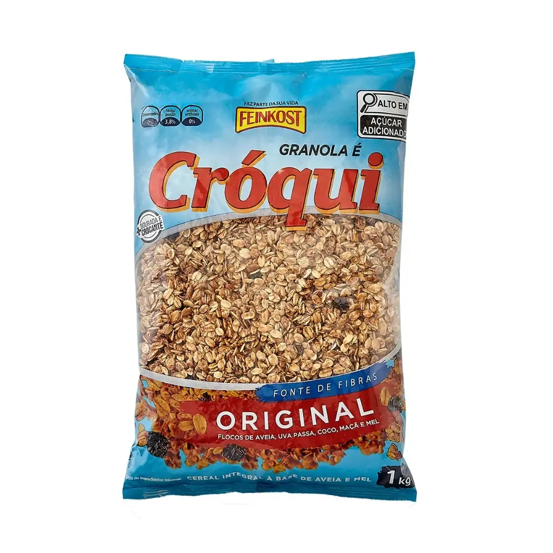 Granola Original Cróqui (10 pacotes x 1kg) – Vimacedo